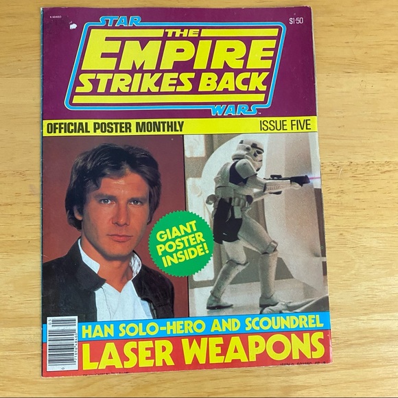Star Wars | Other | Vintage 98 Star Wars Esb Poster Monthly 5 | Poshmark